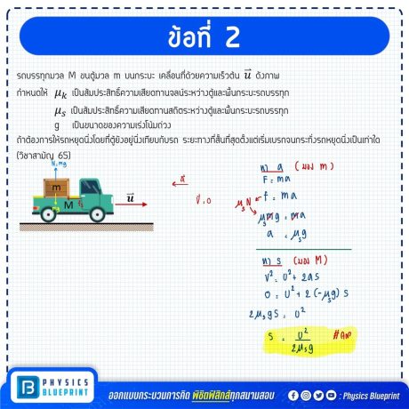 เฉลยข้อสอบ ฟิสิกส์วิชาสามัญ ปี 65 - Physics Blueprint Online